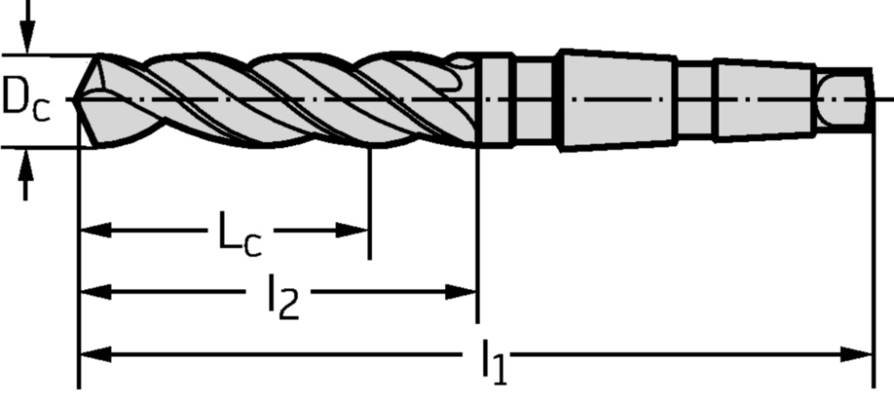 Walter Tool 5065848 HSS-E twist drills with Morse taper : 5065848 ...