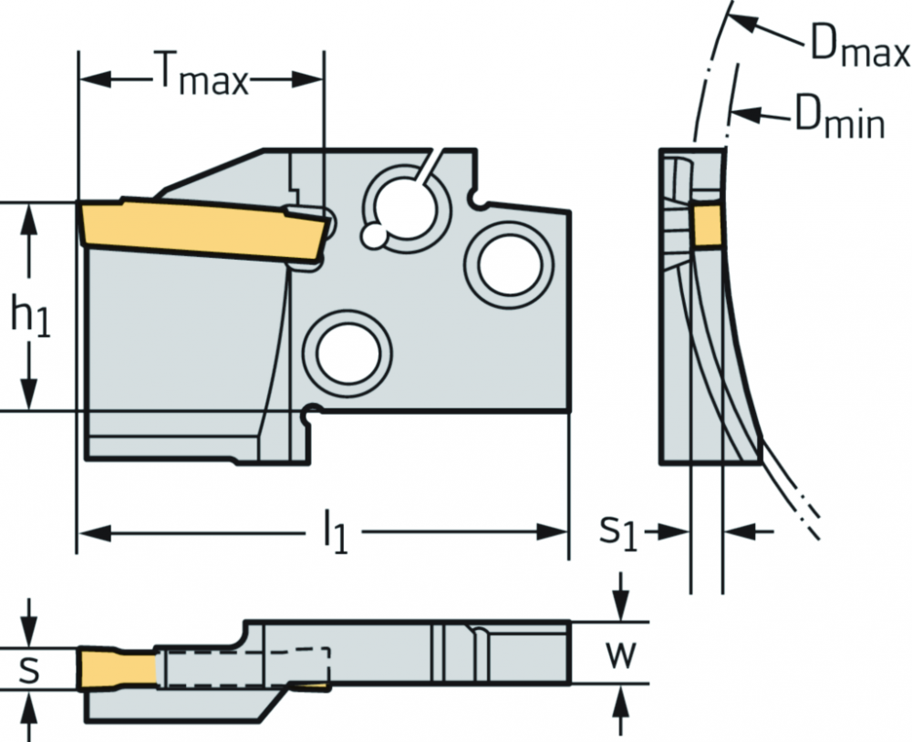 Grooving module – Axial grooving : 5009716 | Hallmark Sales Corporation